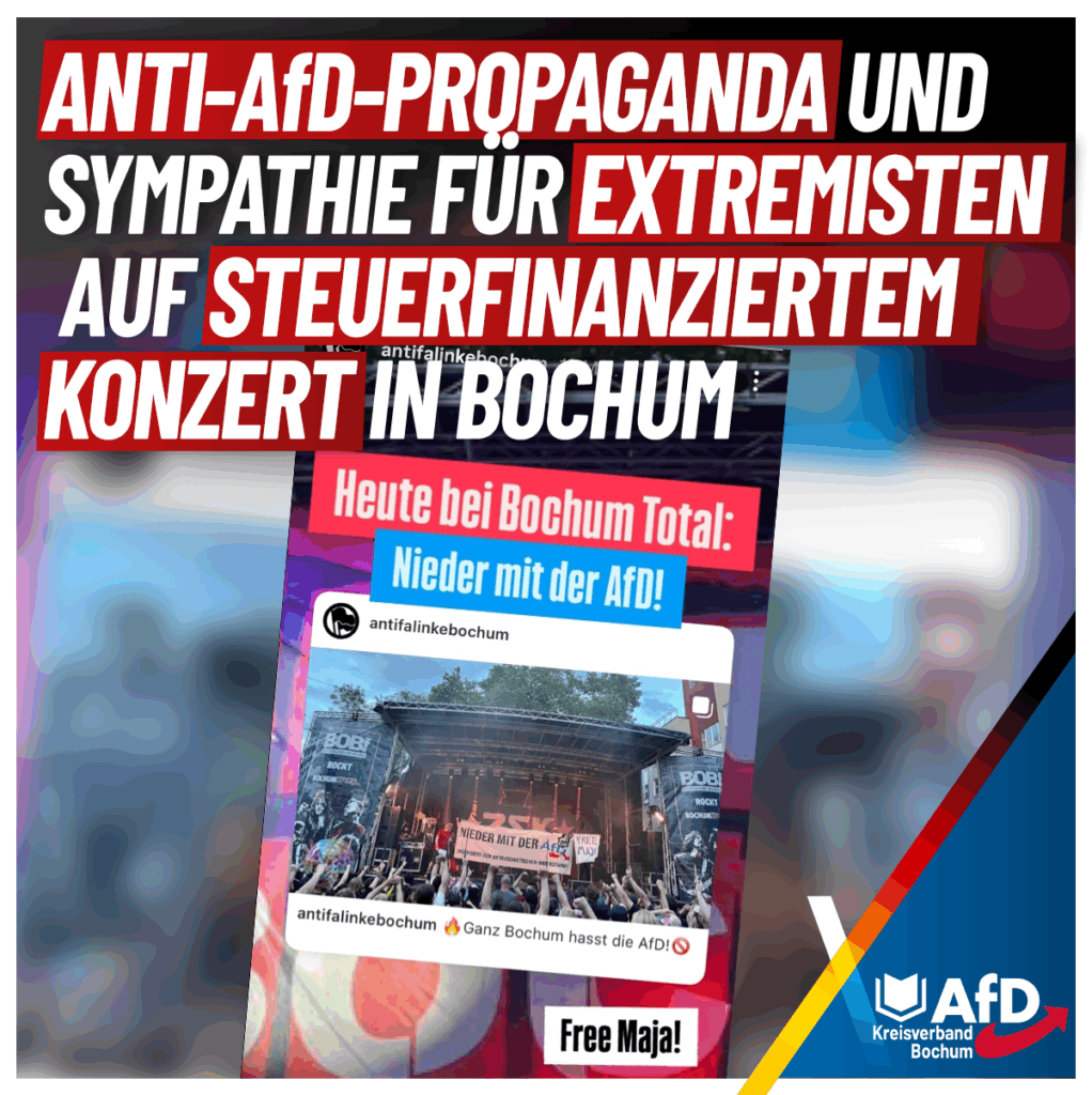 Bochum Total Festival: Anti-AfD und Pro-Gewalt-Extremisten? – AfD ...